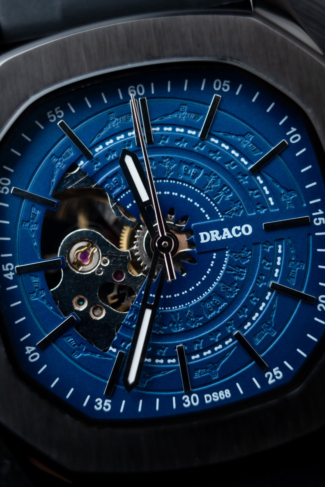 DRACO D23-DS68 " DongSon” Automatic ĐEN XANH - DRACO WATCH - Khẳng Định ...