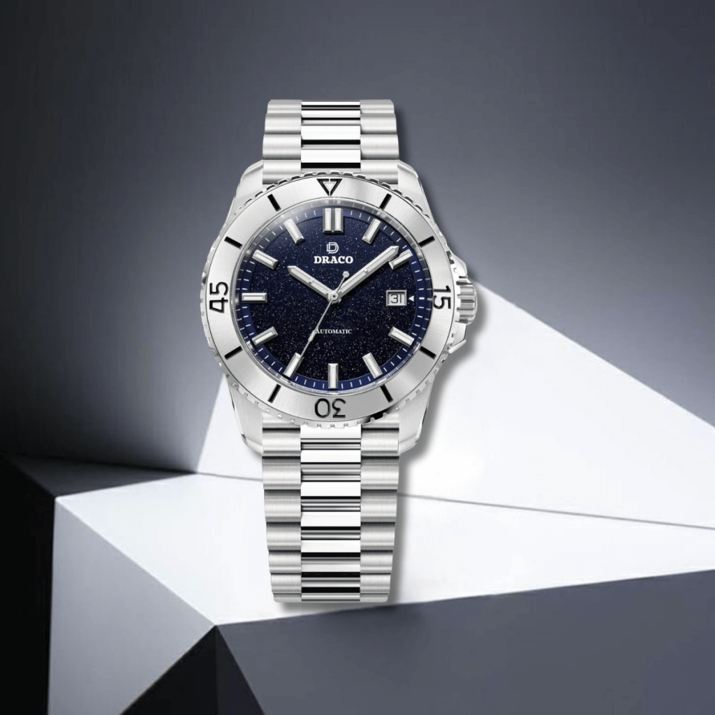 DRACO D25-AT016 AETHER MẶT XANH DÂY THÉP
